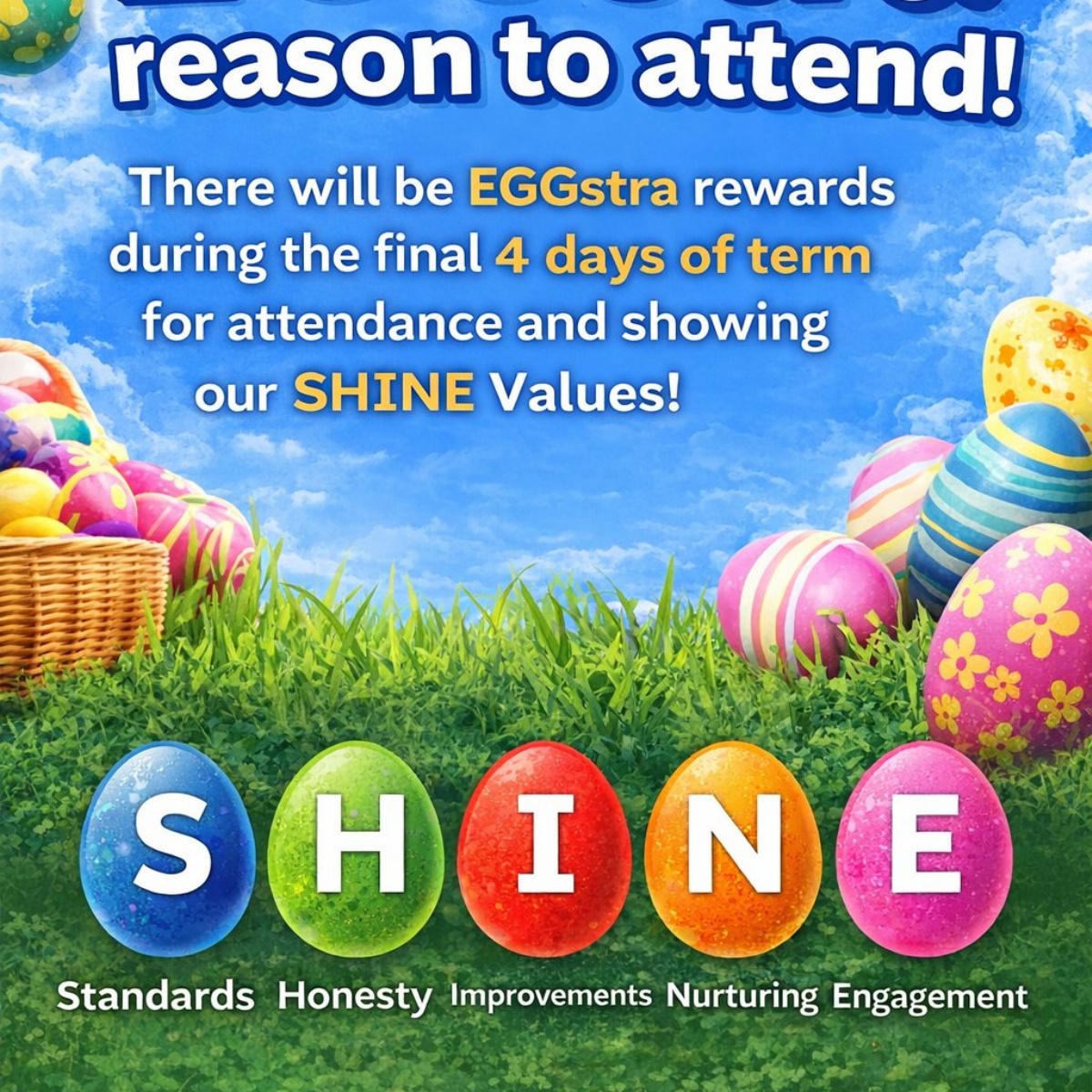 All Saints' Roman Catholic High School - Easter Attendance Rewards